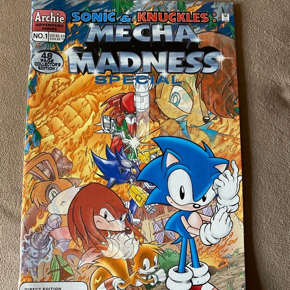 archie adventure series | Other | Sonic Knuckles Comic Book No | Poshmark